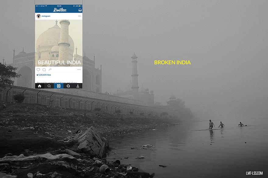 Você já viu os bastidores de fotos no Instagram. Agora é a vez da Índia ...