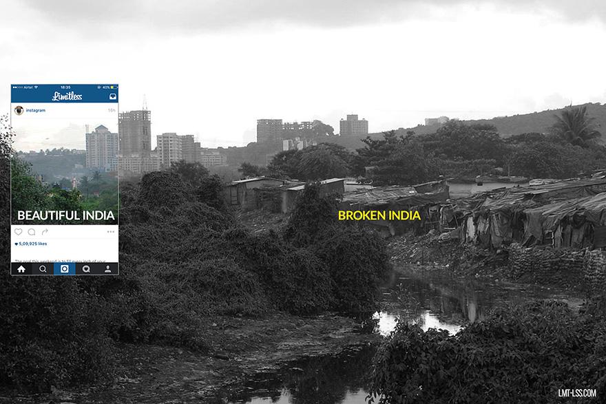 Você já viu os bastidores de fotos no Instagram. Agora é a vez da Índia ...