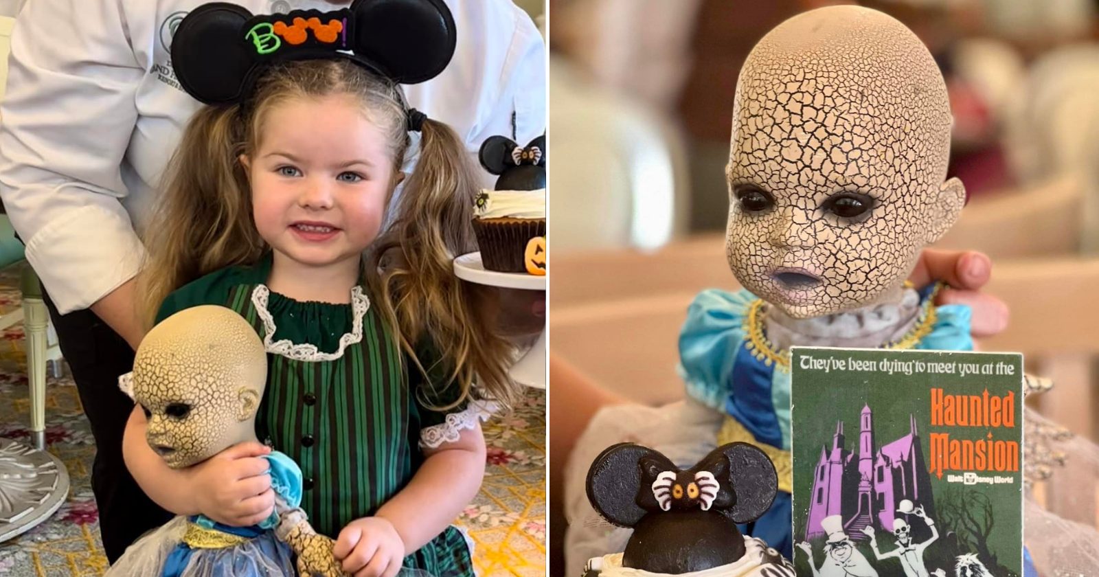 Garotinha de 3 anos se apaixona por boneca assustadora e viraliza na web