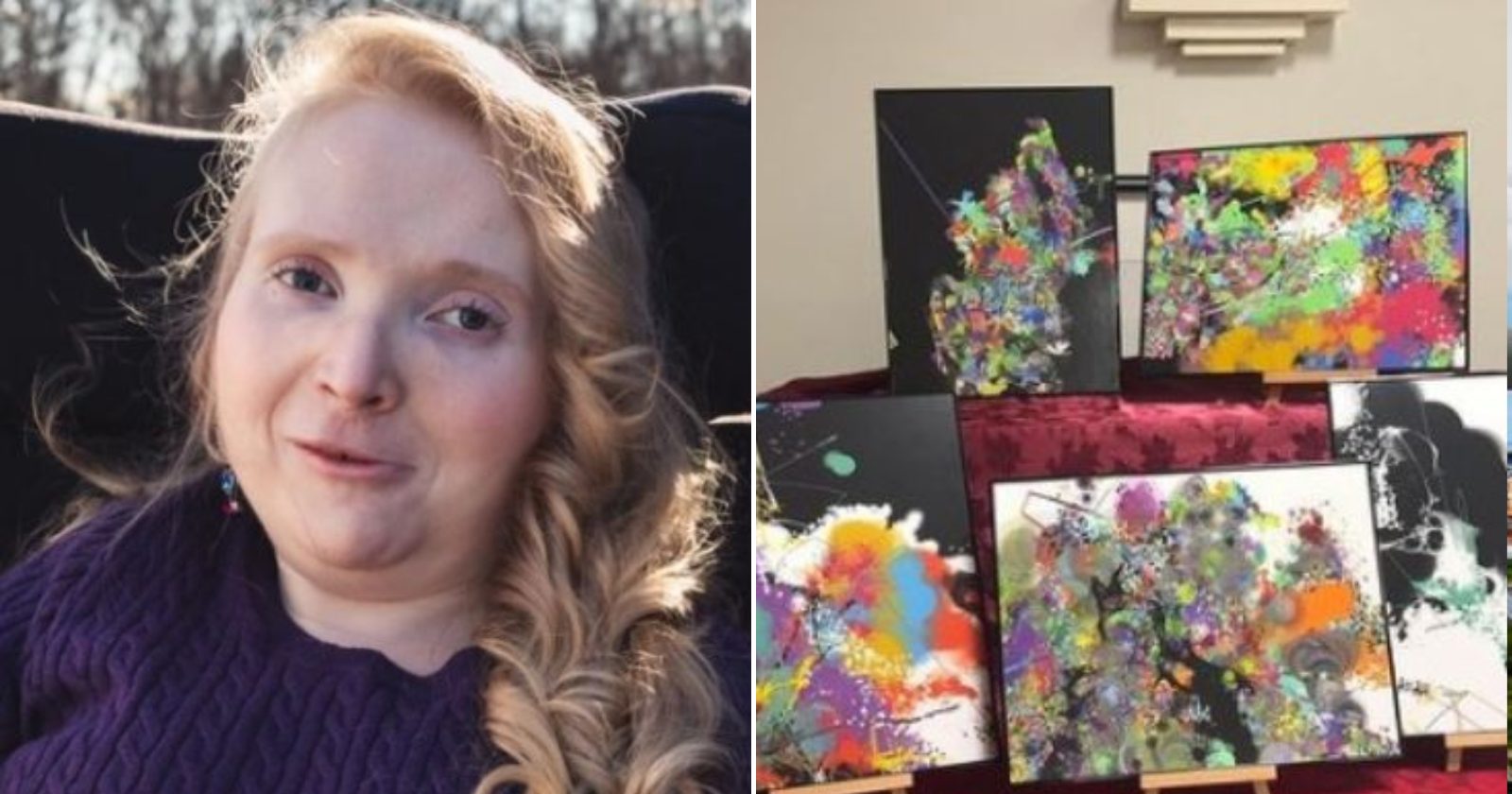 Você já viu alguém pintar um quadro com os olhos? Conheça a artista ...