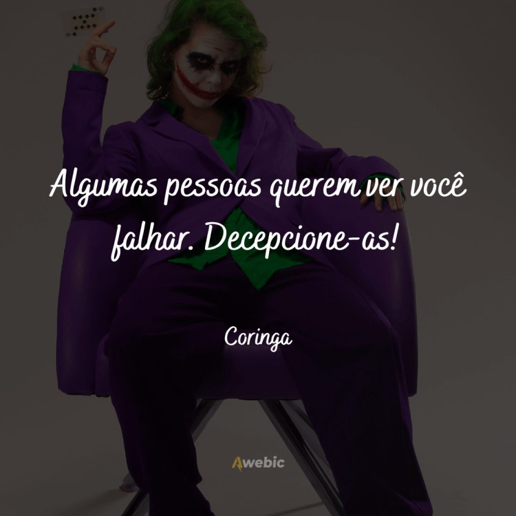 79 frases do Coringa que são aterrorizantes e reflexivas
