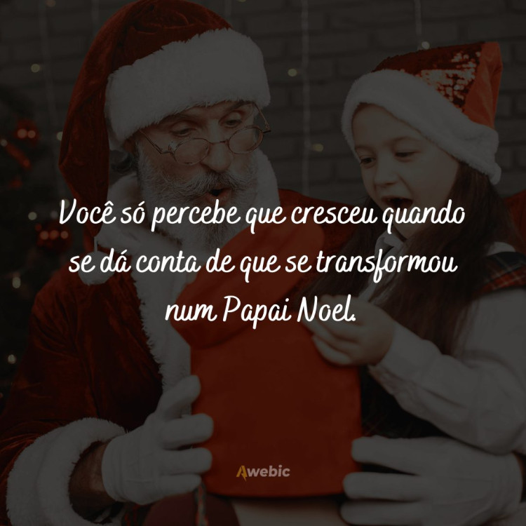 Frases sobre o Papai Noel para compartilhar nas redes sociais